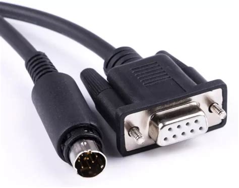 Plc Programming Cable 1761 Cbl Pm02 Pinout To Mini 8p Din Male Db9 Female £17 06 Picclick Uk