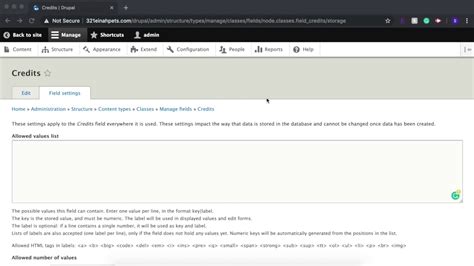 Drupal Adding Content Types And Fields Youtube