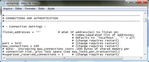 Configuração Do Banco De Dados Postgresql Para Acesso Externo