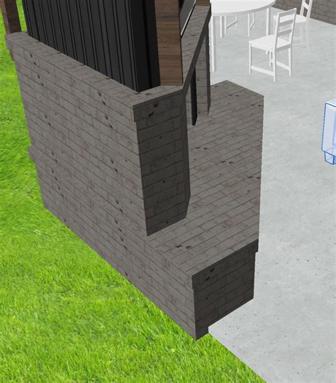 Stacked Composite Walls Obscuring View Of Each Oth Graphisoft