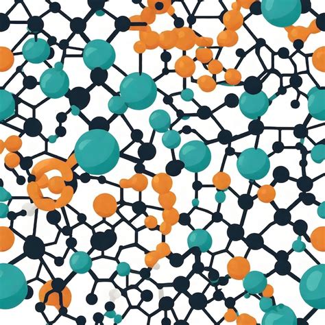 Premium Ai Image Molecular Structures And Bonds