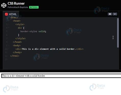 Border In CSS DataFlair