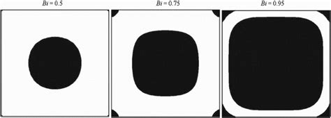 Yielded White And Unyielded Black Regions Of A Cross Section Of The