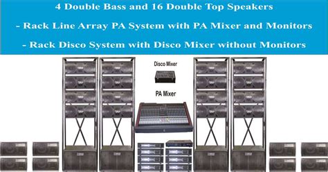 LINE ARRAY PA SYSTEMS RACK MOUNT Metro Systems