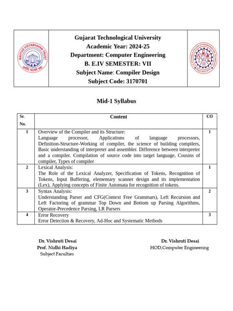 Cd Mid Syllabus Pdf