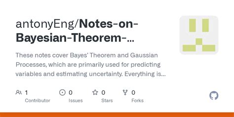 Notes On Bayesian Theorem Multivariate Gaussian Density Gaussian