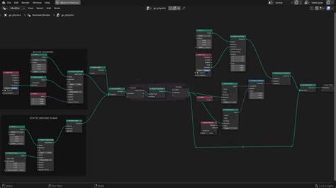 experiment rigid body physics in geometry nodes feature and design