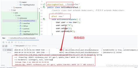 五MyBatis Plus 当中的 ActiveRecord模式和SimpleQuery工具类详细实操 Rainbow