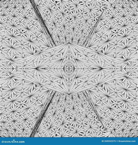 Abstract Construction Structure Vector Illustration Isolated On White