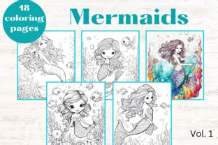 Beautiful Mermaids Graphic By Mermaids Cove · Creative Fabrica