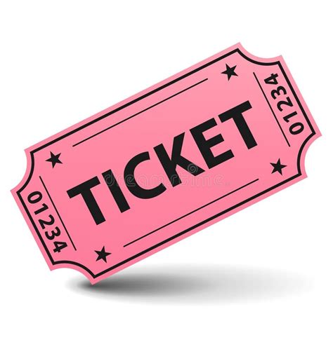 Cinema Ticket Stock Vector Illustration Of Paper Admit 8931563