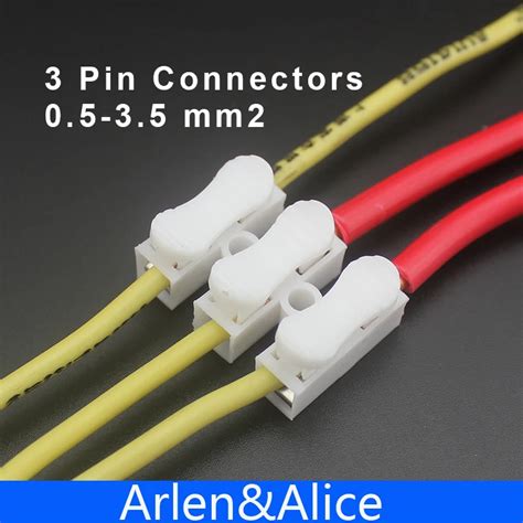 Pcs Pin Push Quick Cable Connector Terminal Wiring Terminal A V In Connectors From