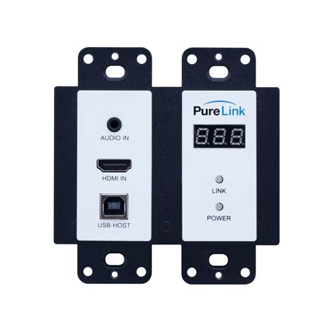 4K 60 HDMI USB KM Double Gang In Wall AV Over IP Encoder