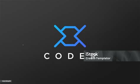 Logo Teknologi Kode Pemrograman Dengan Gaya Sederhana Dan Modern