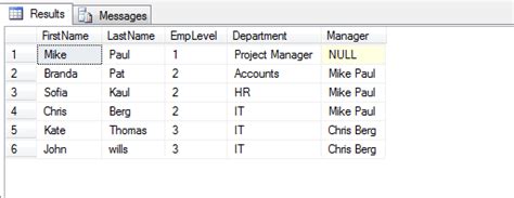 Sql Server Common Table Expression With Examples