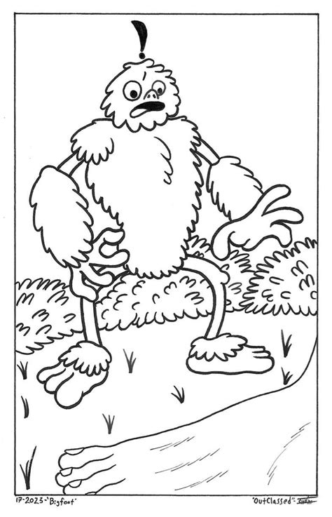 Day 17 Bigfoot Outclassed Rinktober