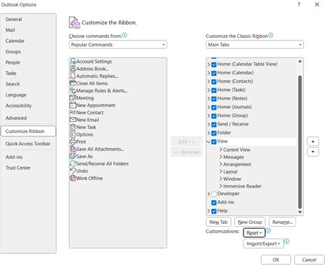 Outlook Resizing With Missing Menu Bar Ot Top Section And A Blank Small Or Large Bar Apears On