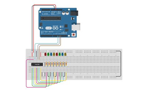 Circuit Design Rain Tinkercad