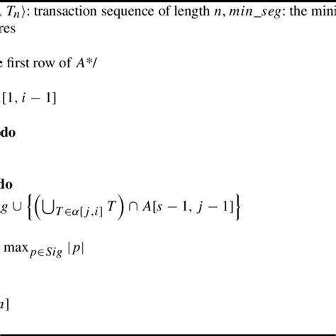 dynamic programming for segmentation based signature extraction
