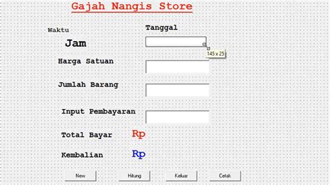 cara membuat aplikasi kasir delphi 7 youtube