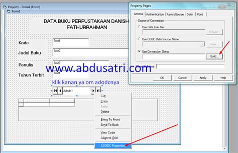 Membuat Aplikasi Visual Basic 60 Cara Koneksi Database Mysql Ke Visual Basic 60