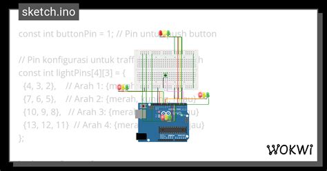 Lampu Wokwi Esp32 Stm32 Arduino Simulator