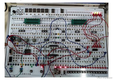 Hnu 电子测试平台与工具 八人抢答器实验报告74ls75芯片真值表 Csdn博客
