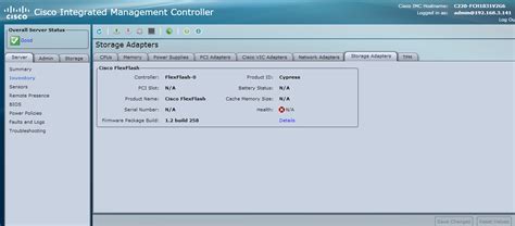UCS C220 M3S No Flex Flash Installed Cisco Community