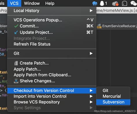 webstorm如何连接svn及修改svn地址 webstorm连接svn csdn博客
