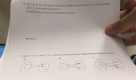Solved 8 Let S Be The Set Of All Nonzero Real Numbers
