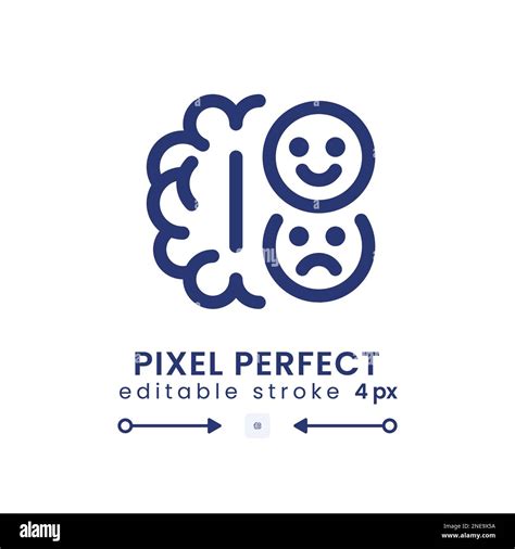 Human Emotions Linear Desktop Icon Stock Vector Image And Art Alamy