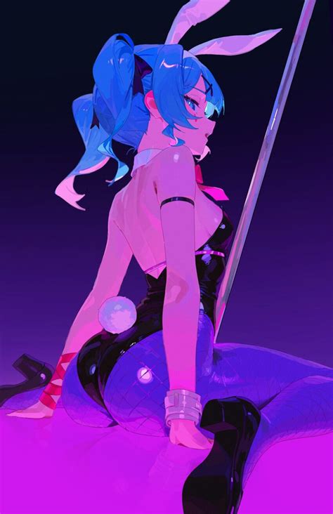 Hectorrambito Hatsune Miku Rabbit Hole Vocaloid Vocaloid Commentary Highres 1girl