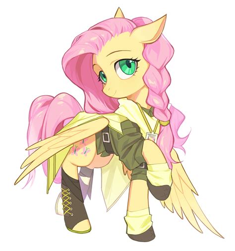 Fluttershy My Babe Pony And 1 More Drawn By 7hundredt Danbooru