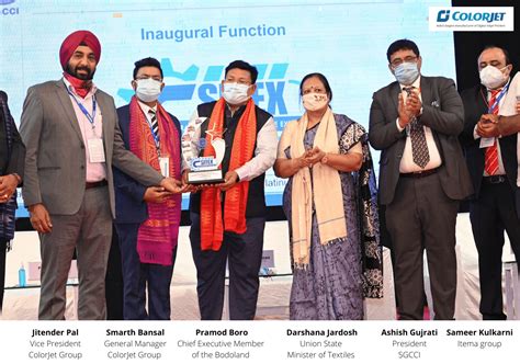 Colorjet Make In India Textile Printing Machines During Sitex Expo 2022 In Surat