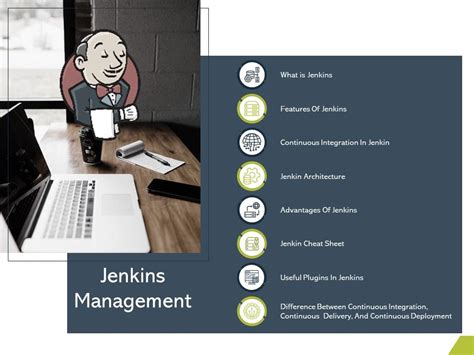 Jenkins Management Architecture M2754 Ppt Powerpoint Presentation File Visual Aids