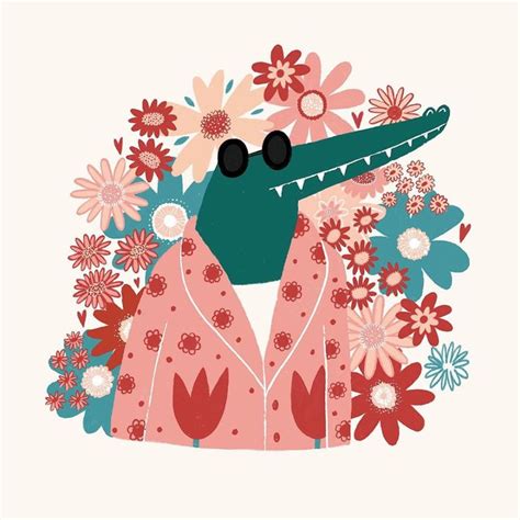 Abigail Burch Illustration Krokodillen