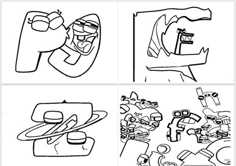 알파벳전쟁 알파벳로어 색칠도안 네이버 블로그