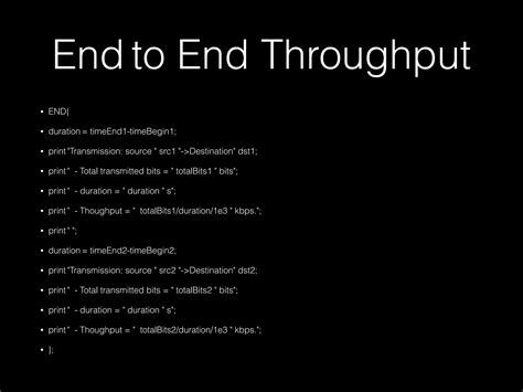 Tracing And Awk In Ns2 Ppt