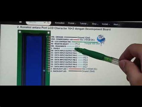 Pemrograman Atmel AT89S52 Dan LCD Character 1602 YouTube