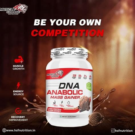 Muscle Garage Dna Anabolic Mass Gainer 1kg At ₹ 700piece Muscle