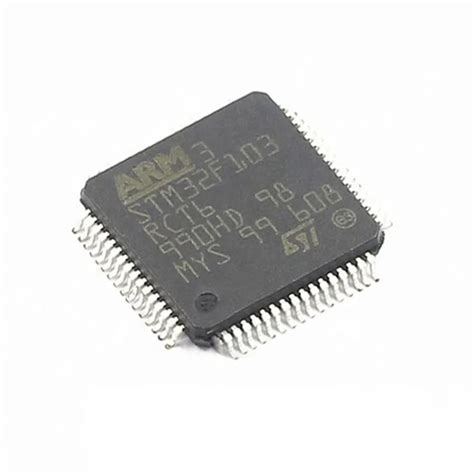 Stm32f103rct6lqfp 64stm32f103rcarm Cortex M3microcontrollers Mcuelectronic Components