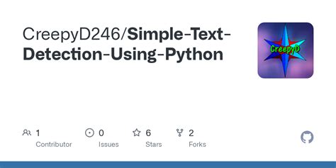 Github Creepyd246simple Text Detection Using Python