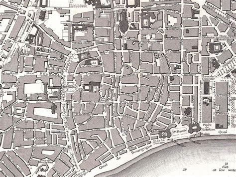 Vintage Map Of Bordeaux 1832