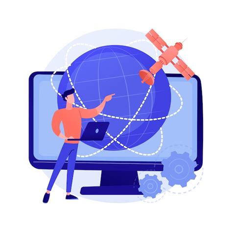 Free Vector Global Web Connection Abstract Concept Illustration