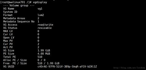 lvm（ext4 xfs的扩容和缩容） ext4缩容 csdn博客