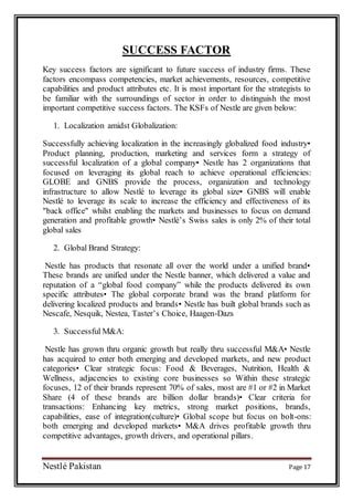 Report On Nestle PDF