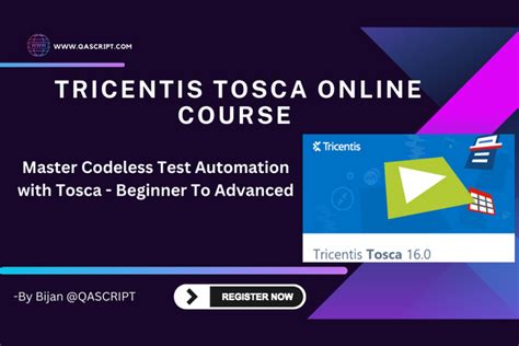 Basic To Advanced Tosca Online Training Course