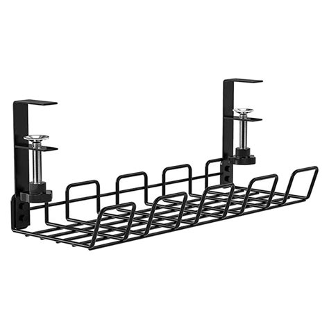 Weijiyouyu Under Desk Wire Storage Rack Under Desk Cable Organizer Wire Cable Tray
