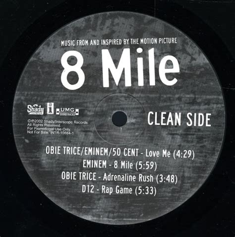 Eminem 8 Mile Soundtrack Cover Art