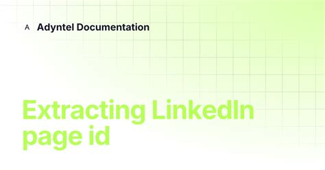 Extracting Linkedin Page Id Adyntel Documentation